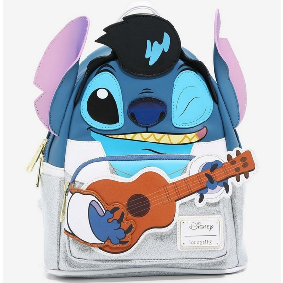 Loungefly | Bags | Nwt Loungefly Stitch Elvis Mini Backpack | Poshmark